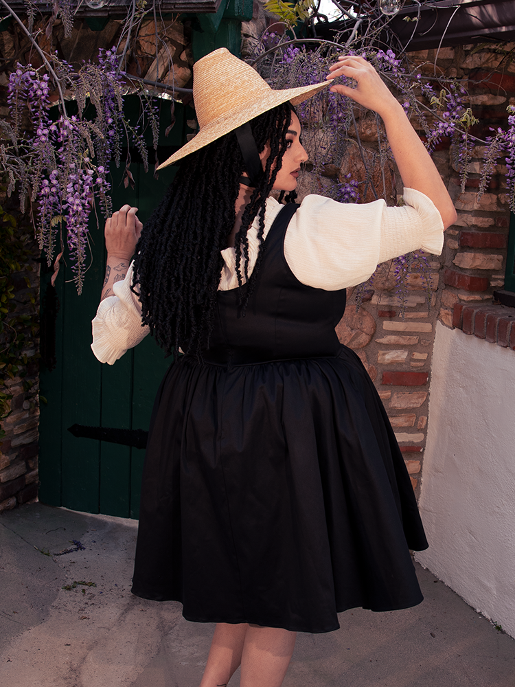 Ritual Peasant Top in Papyrus – La Femme En Noir