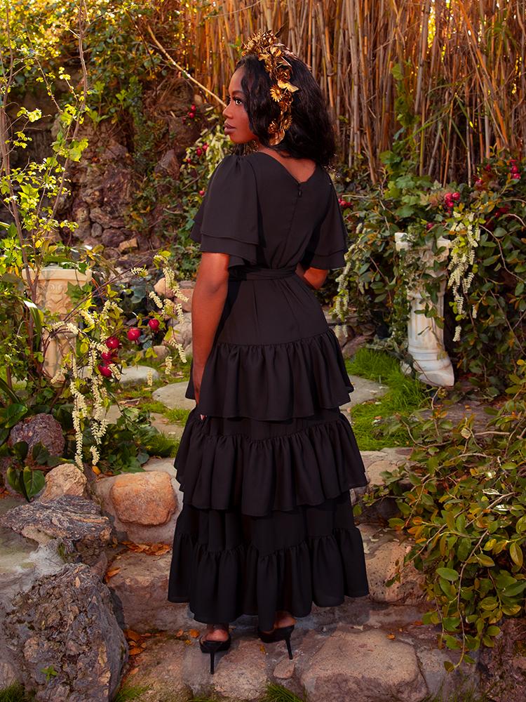 Underworld Dress in Black | Gothic Dress – La Femme En Noir
