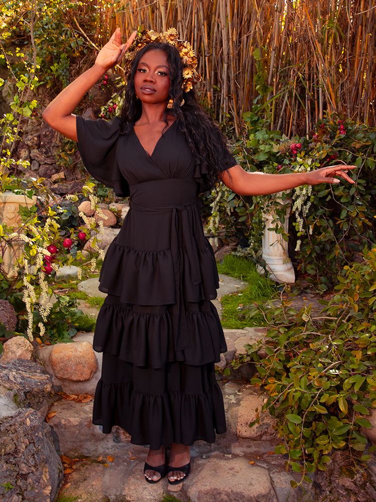 Underworld Dress in Black | Gothic Dress – La Femme En Noir