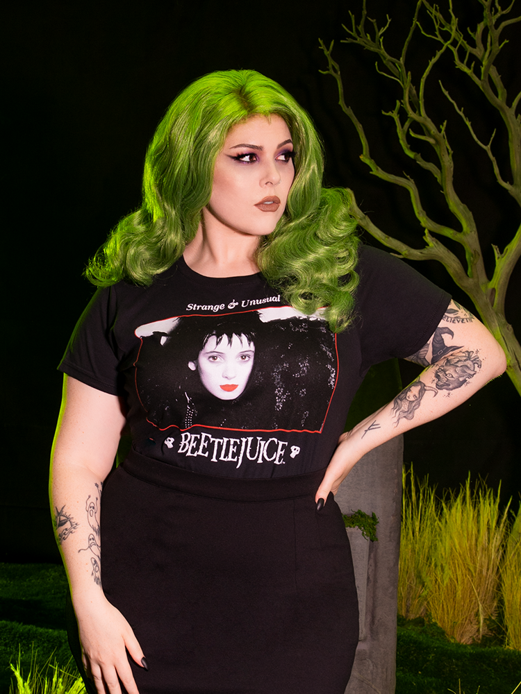 BEETLEJUICE™ Lydia Dead Tee | Glamorous Gothic Clothing – La Femme En Noir